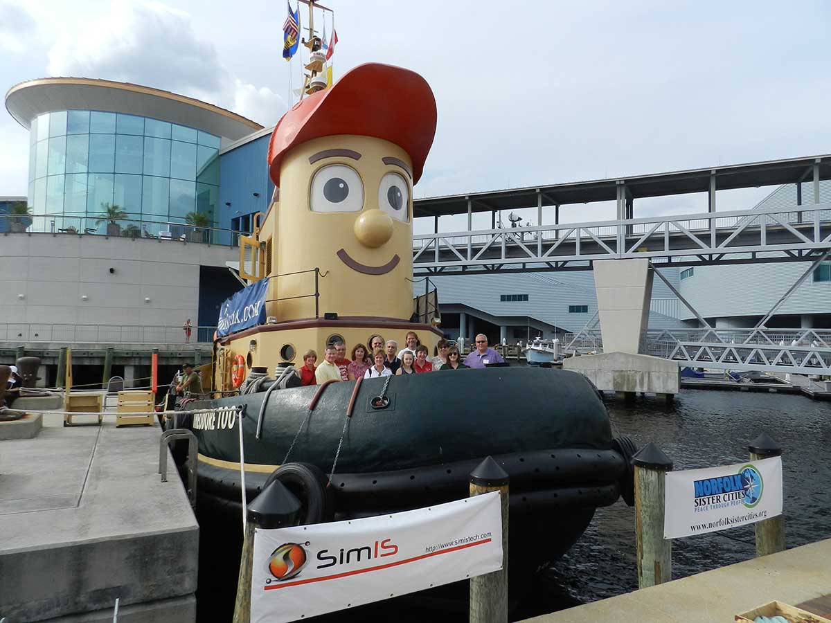 Theodore Tugboat has over 1,200 visitors! - Norfolk Sister City Association